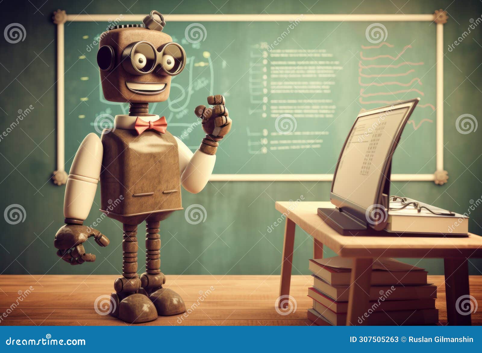 Automatic Human-like Robot Standing in Front of Class with Pupils and ...