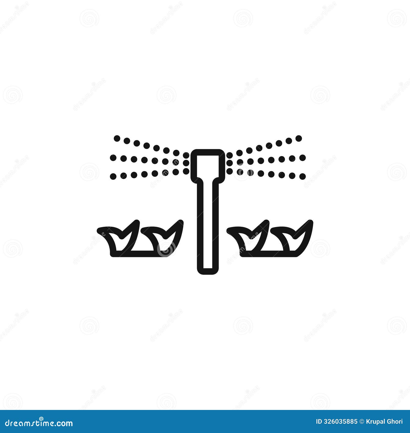 Automatic Irrigation Sprinklers Logo Sign Vector Outline ... Automatic Irrigation Sprinklers Logo Sign Vector Outline ...