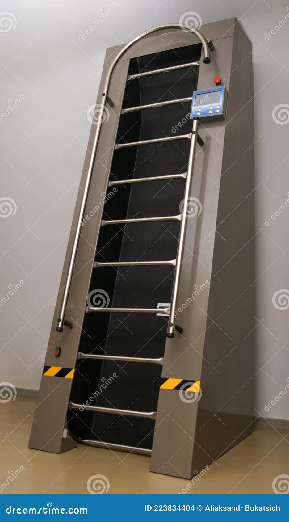 Automatic Ladder Simulator for Training Firefighters Stock Photo ...