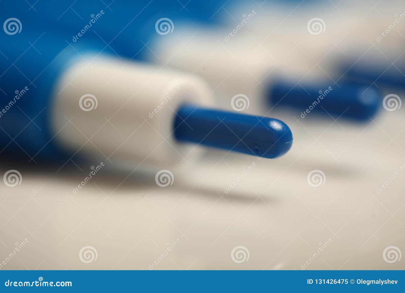 Automatic Lancet for Blood Sampling Analysis Equipment. Stock Image ...