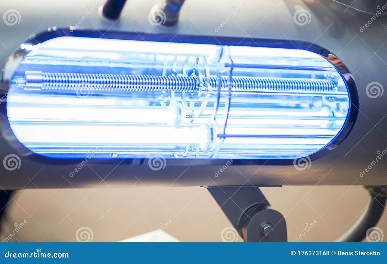 Automatic Laser Machine Gun, Filled with Blue Light Smart Science ...