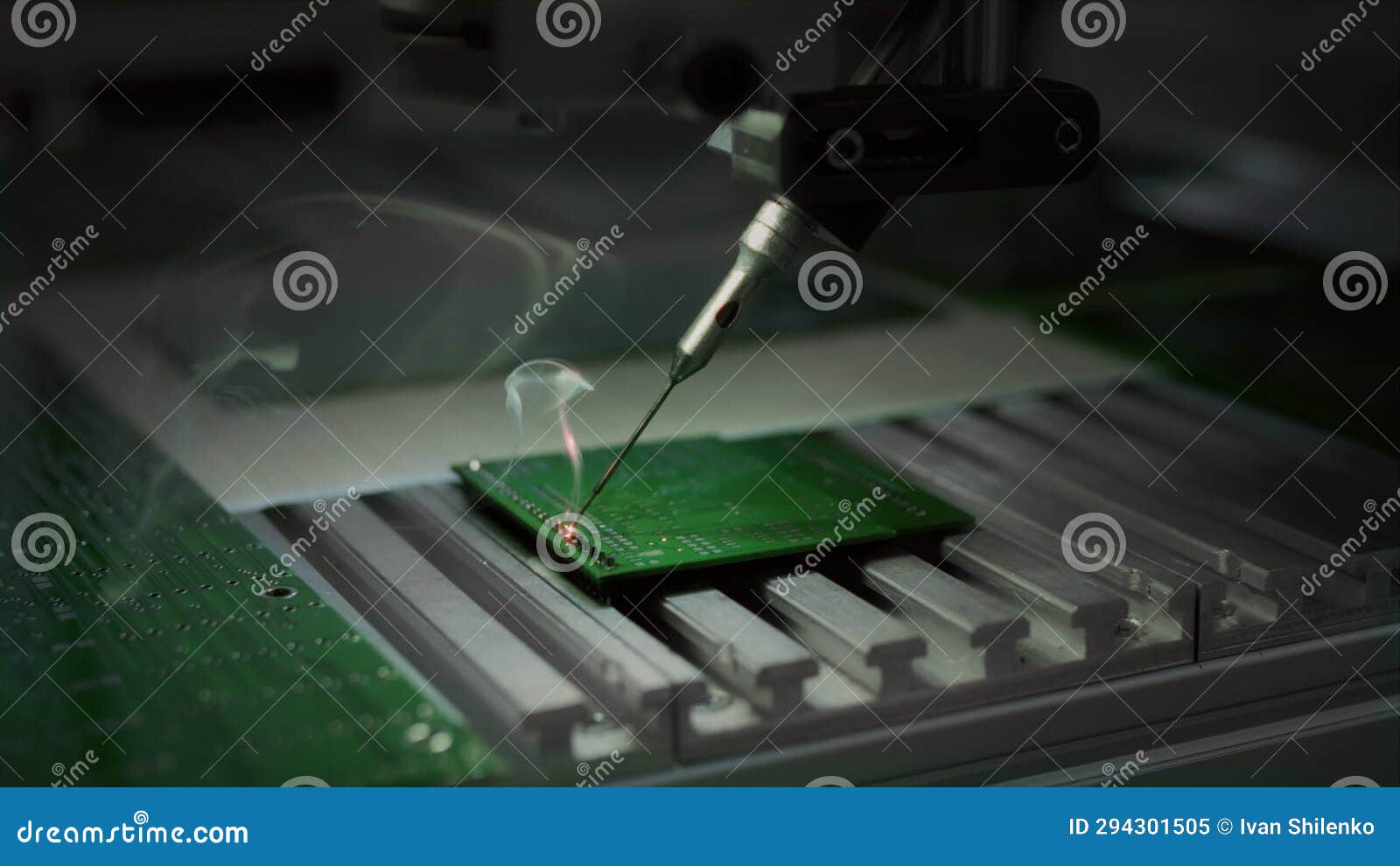 Automatic Laser Soldering Iron. Solders Electronic Elements for the ...