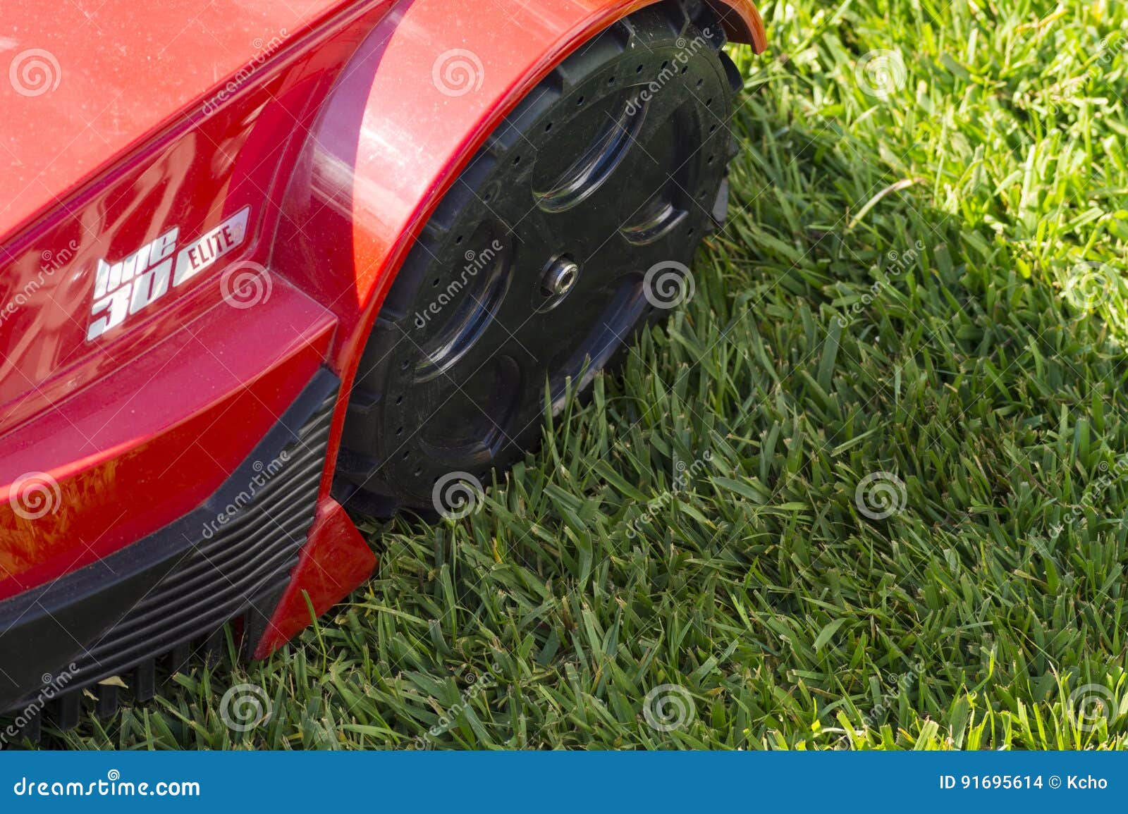 Automatic lawnmower editorial stock image. Image of fresh - 91695614
