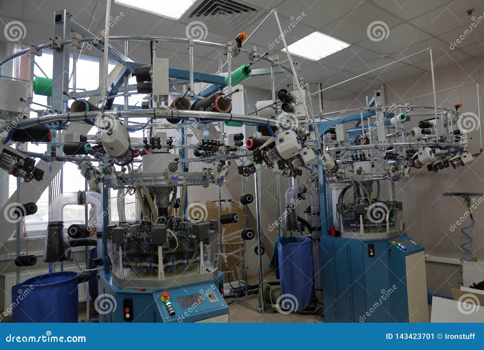 Robotic Equipment for Tailoring Stock Image - Image of line, machine ...