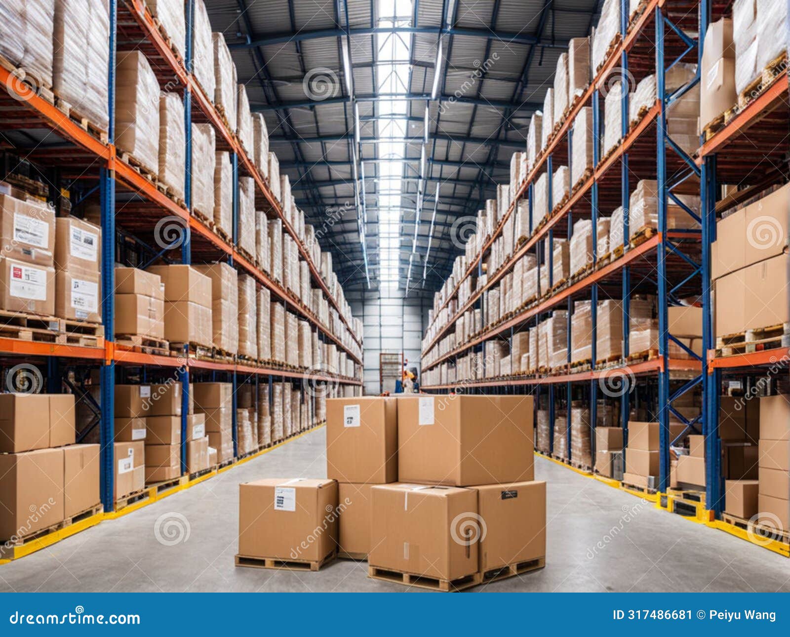 Automatic Logistics Management. Smart Packaging into the Warehouse ...