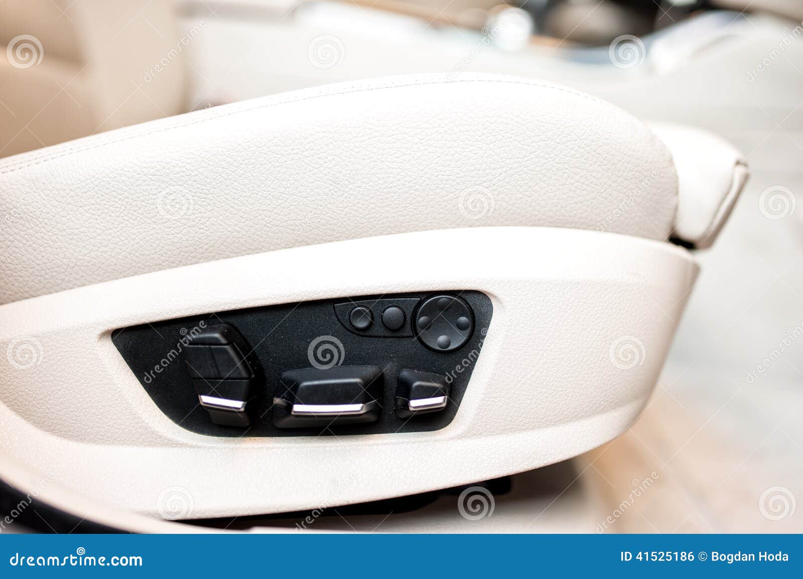 Automatic, Luxurious and Comfortable Car Seats Control Panel Stock ...
