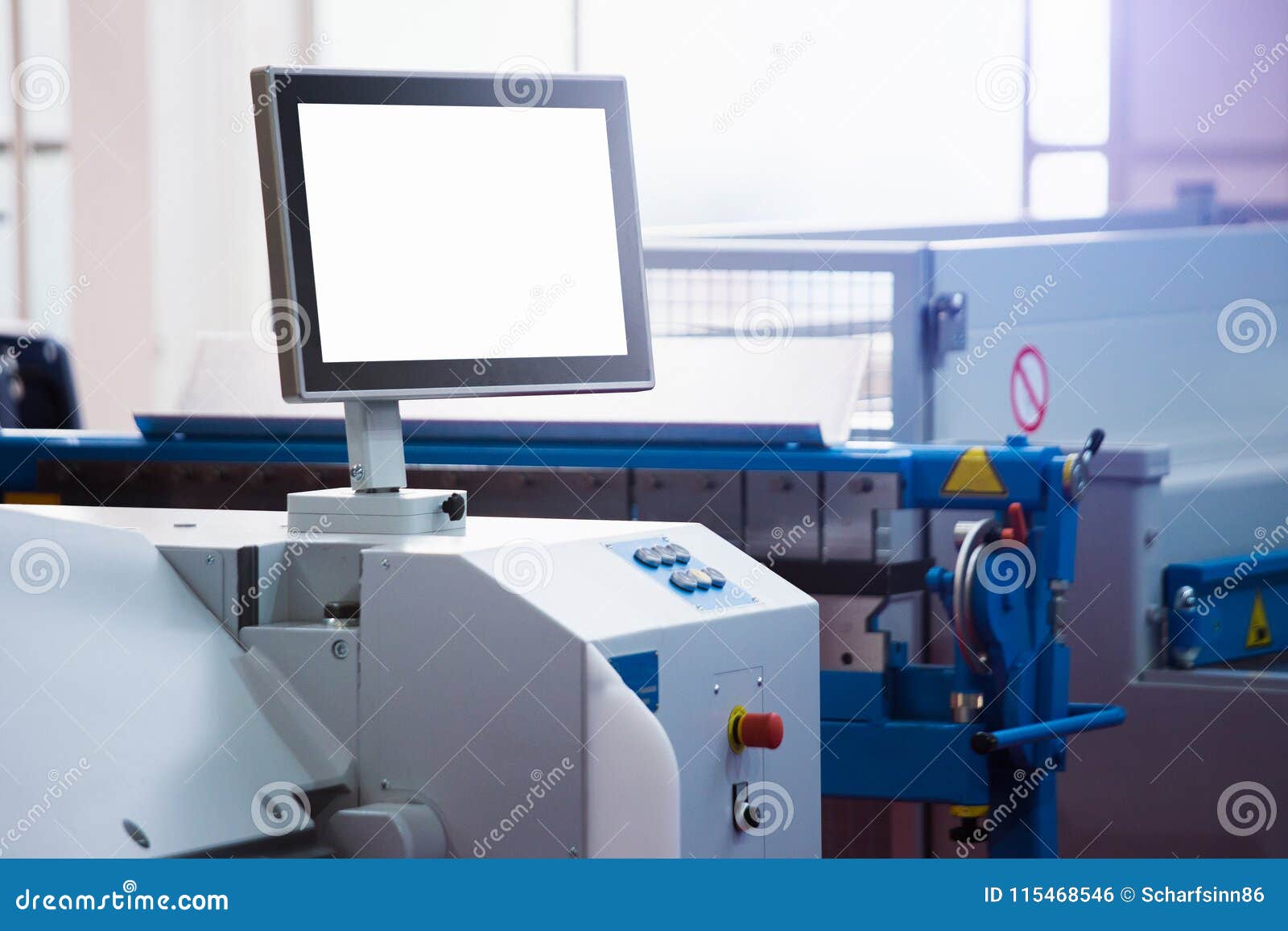 Automatic Machine Control Panel Stock Photo - Image of machine ...