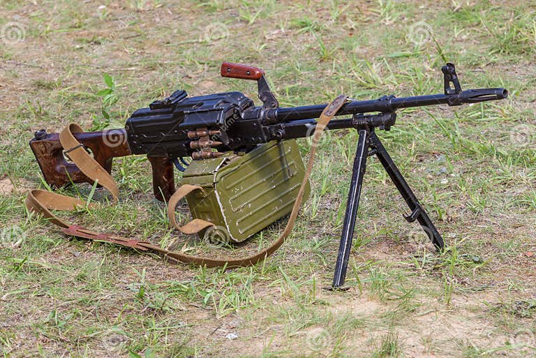 Automatic Machine Gun of the Soviet Russian Army Engineer Kalashnikov ...