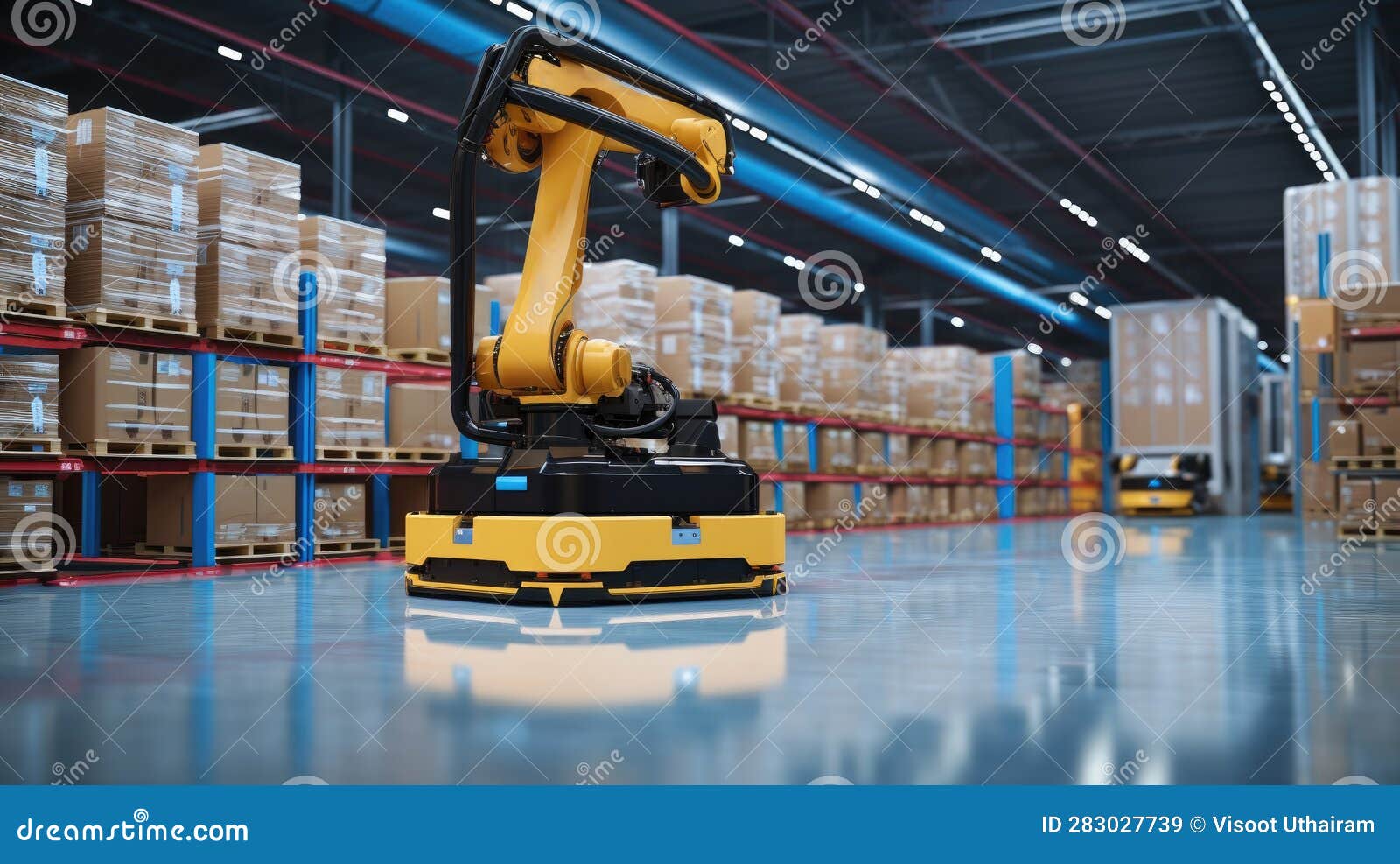 Automatic Machine Working To Transferring Product and Parcel in Smart ...