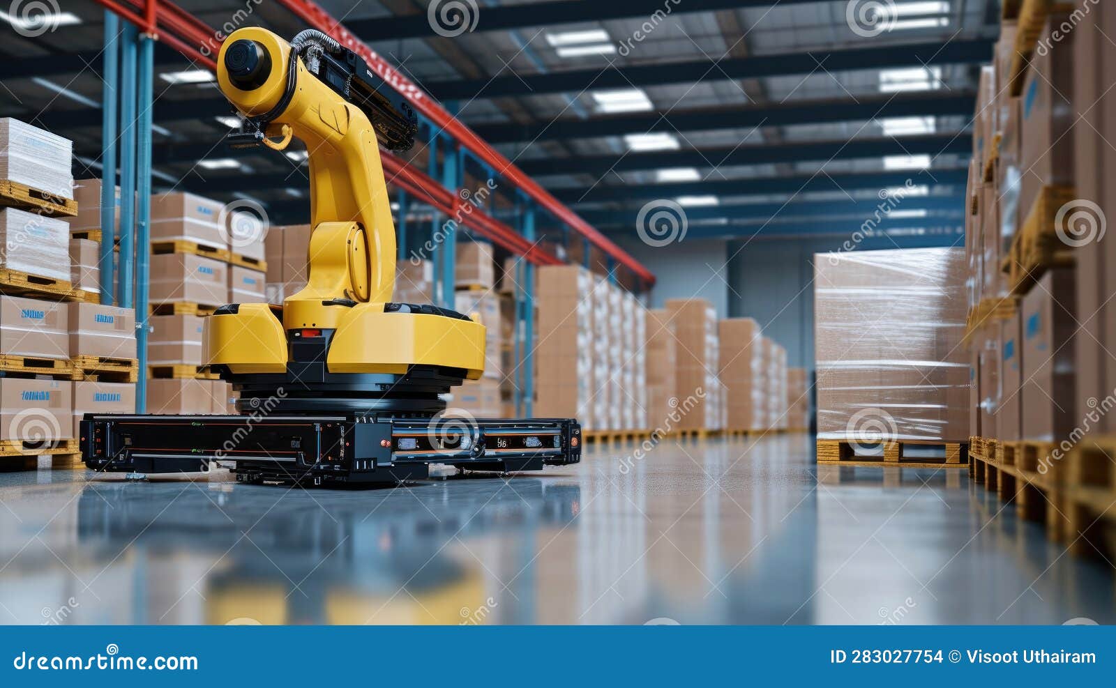 Automatic Machine Working To Transferring Product and Parcel in Smart ...