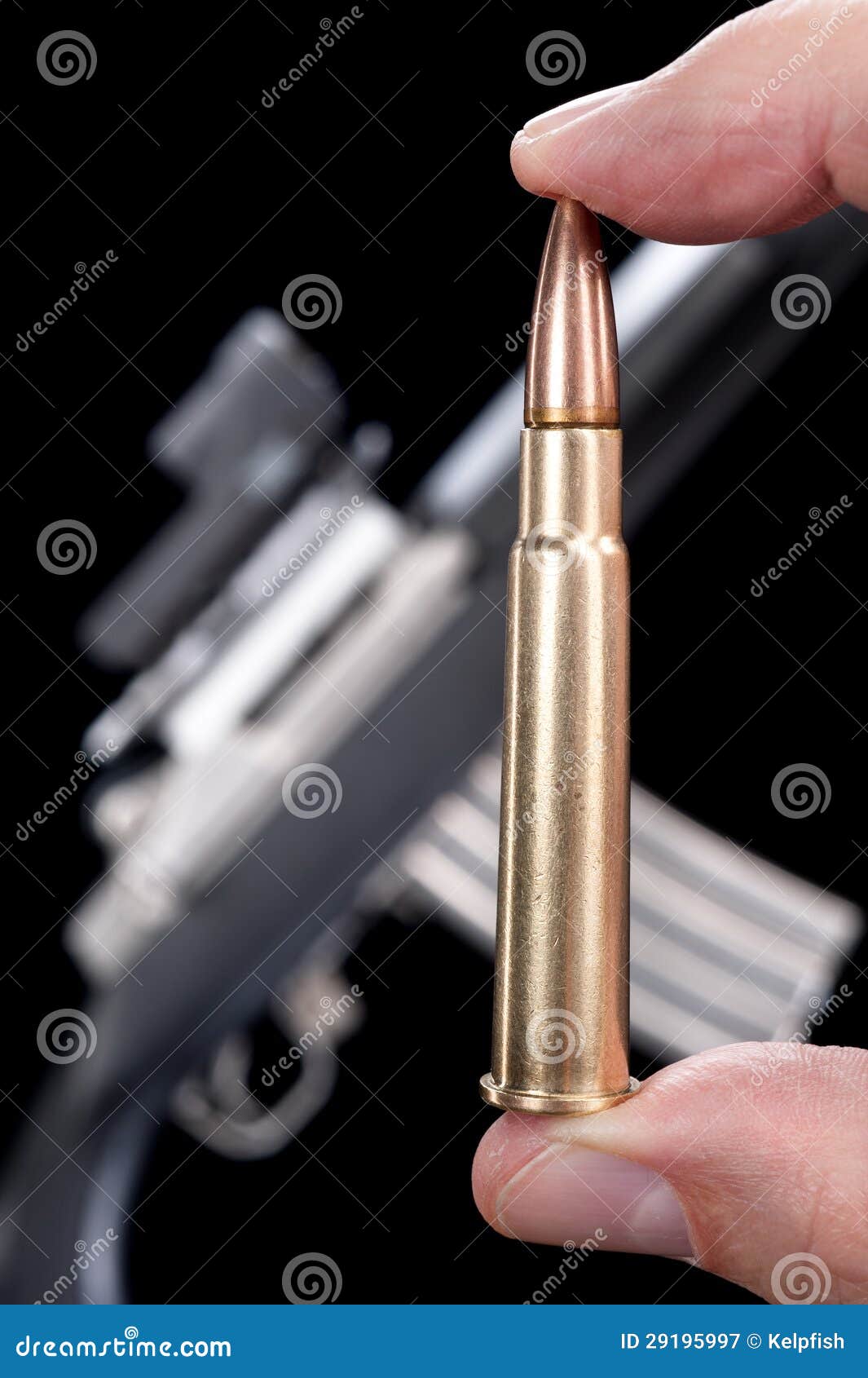 Automatic machinegun stock image. Image of deadly, weapon - 29195997