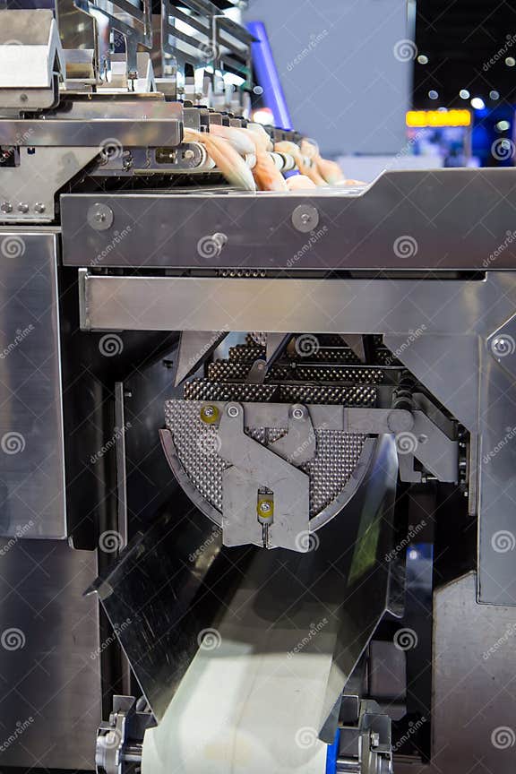 Automatic Meat Weight Sorting Machine Stock Photo - Image of device ...