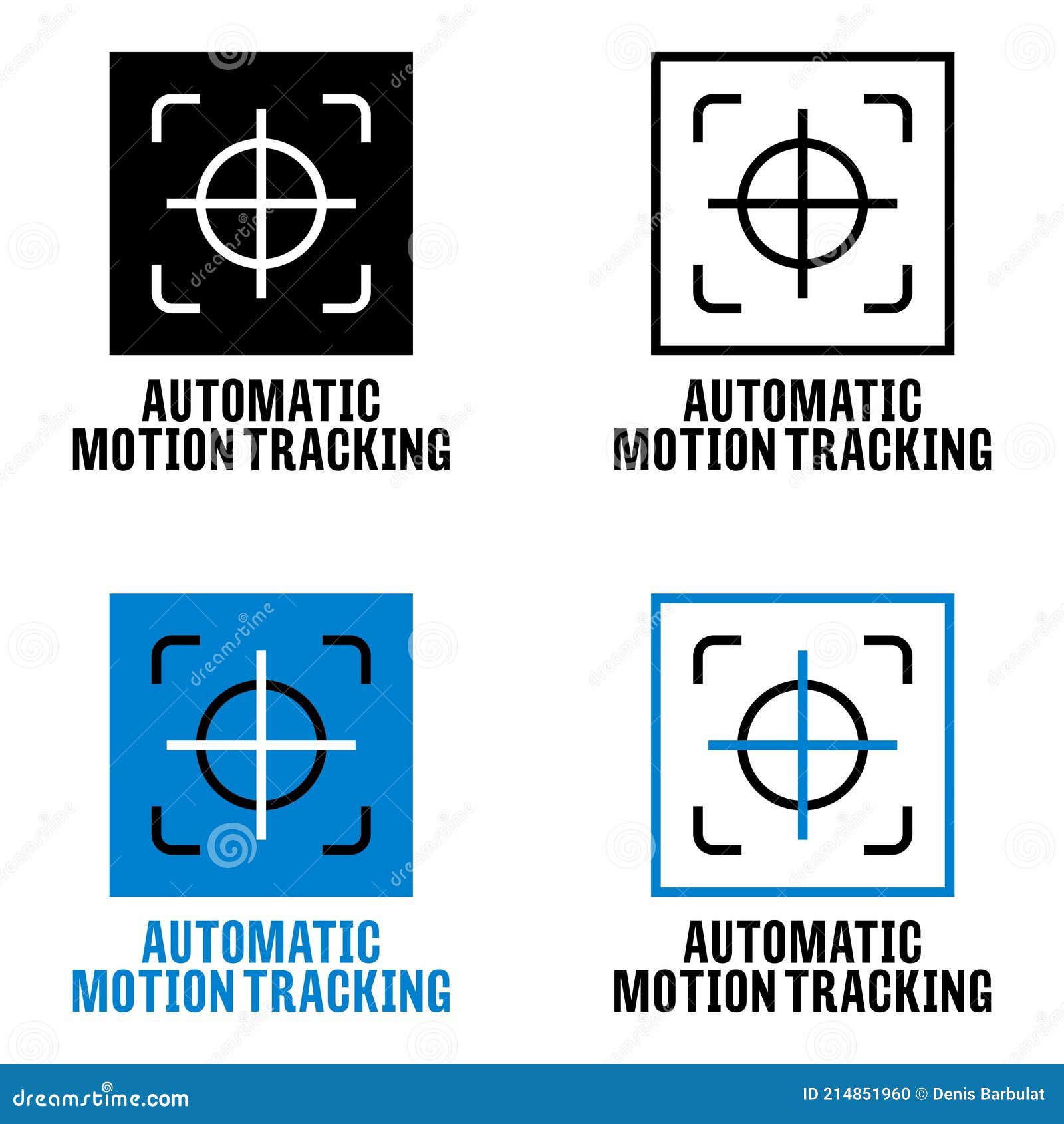 Automatic Motion Tracking Software and Device Information Sign Stock ...