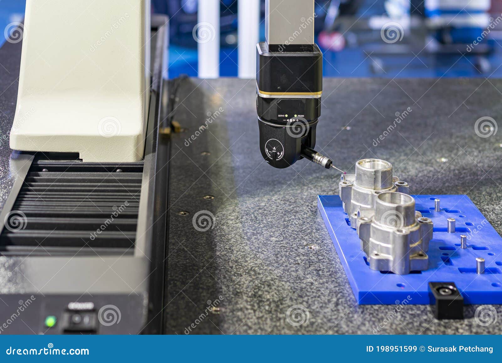 Automatic Multi Coordinate Measurement Machine CMM during Inspection ...