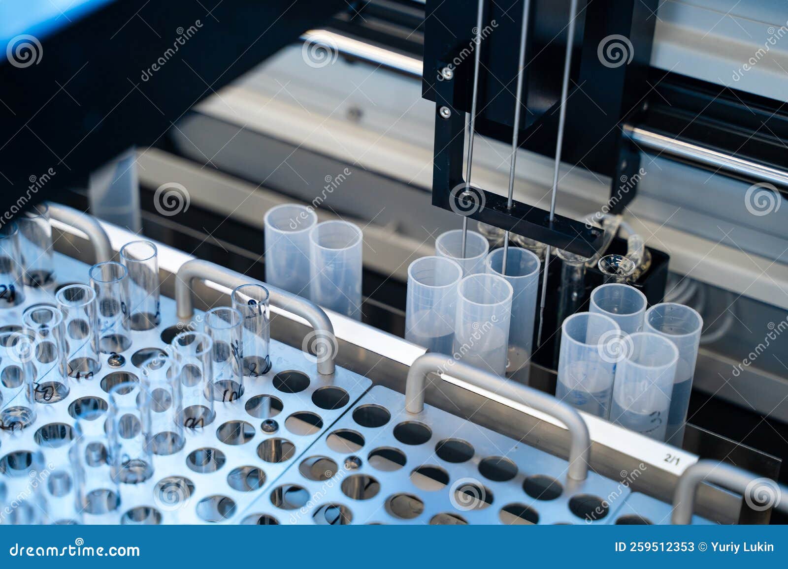 Automatic Multi Slides Stainer at the Modern Laboratory Stock Image ...