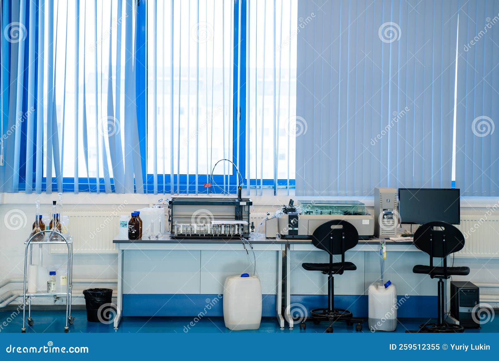 Automatic Multi Slides Stainer at the Modern Laboratory Stock Image ...