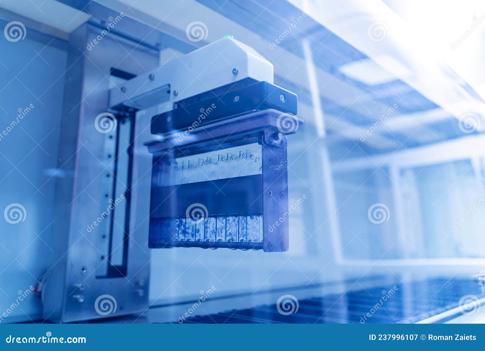 Automatic Multi Slides Stainer at the Modern Laboratory Stock Image ...