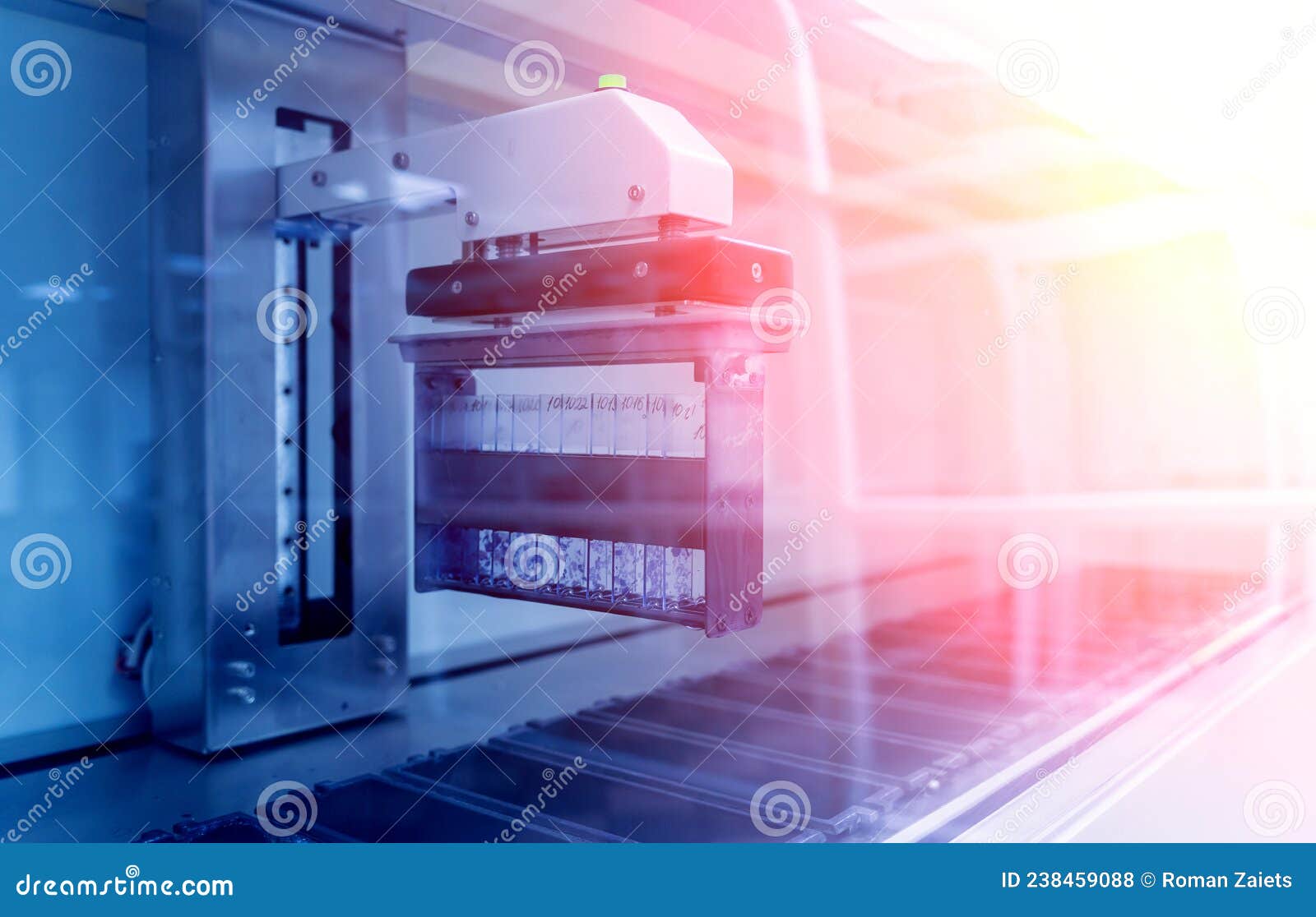 Automatic Multi Slides Stainer at the Modern Laboratory Stock Photo ...