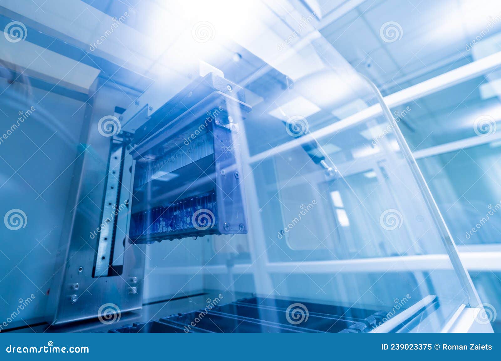 Automatic Multi Slides Stainer at the Modern Laboratory Stock Image ...