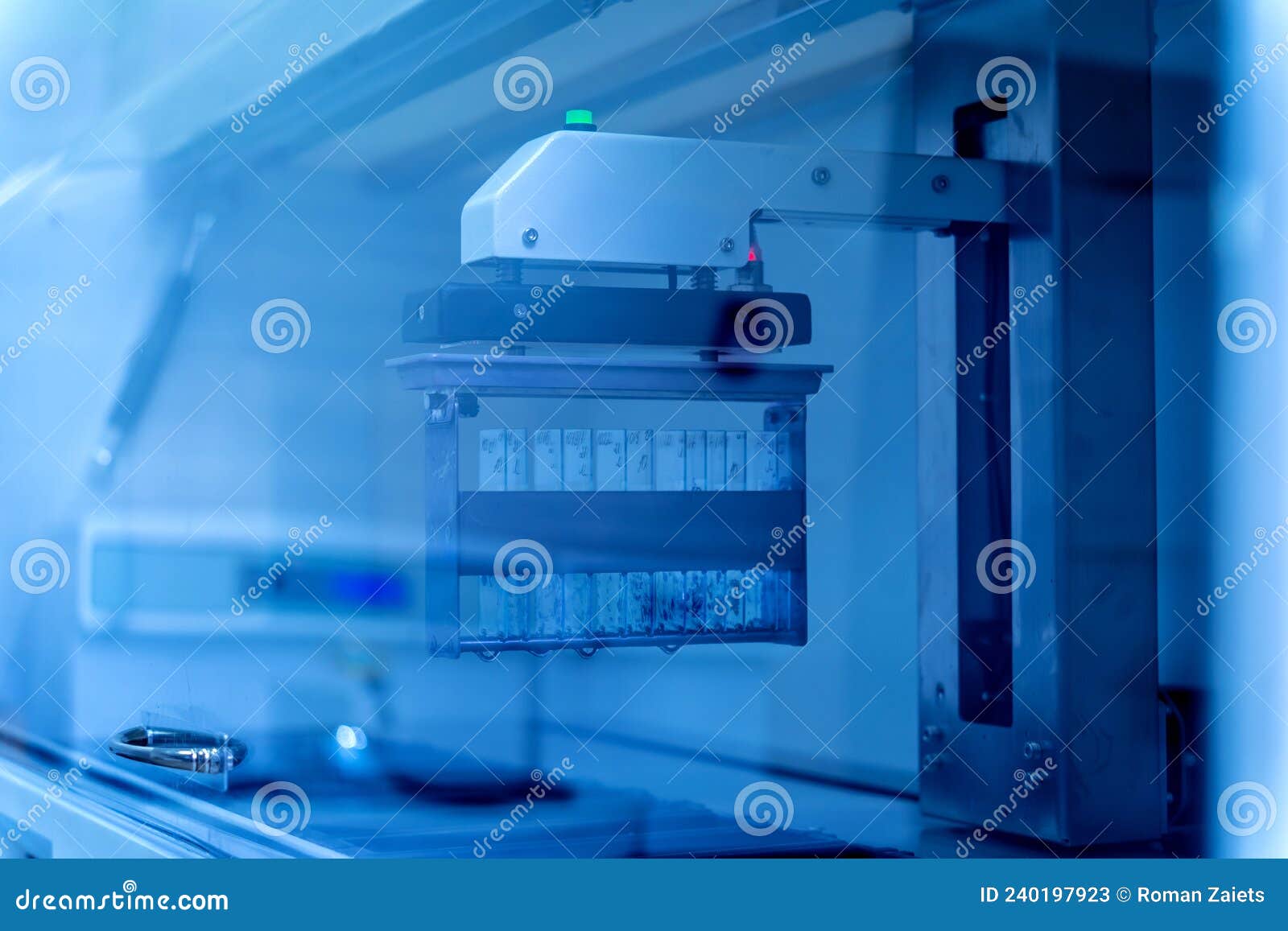 Automatic Multi Slides Stainer at the Modern Laboratory Stock Image ...