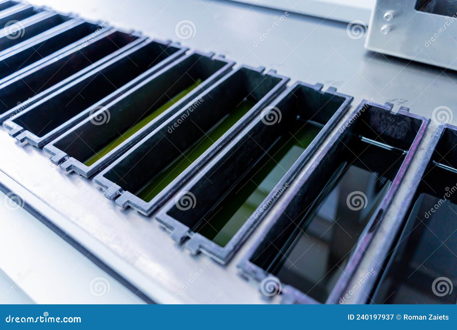 Automatic Multi Slides Stainer at the Modern Laboratory Stock Image ...