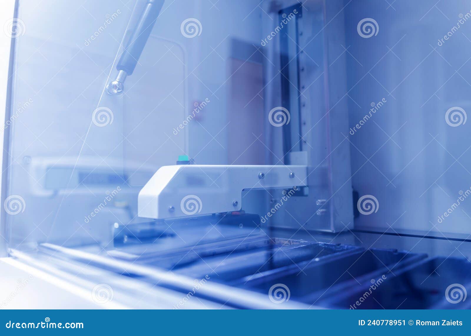 Automatic Multi Slides Stainer at the Modern Laboratory Stock Image ...