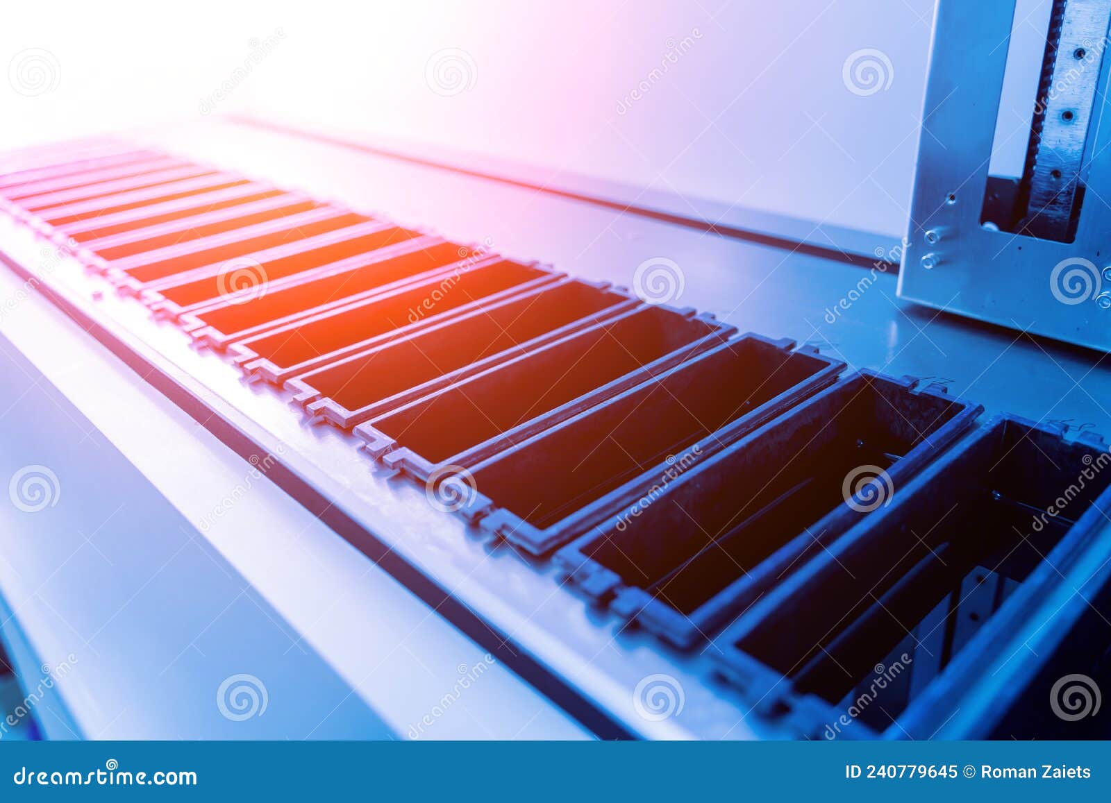 Automatic Multi Slides Stainer at the Modern Laboratory Stock Image ...