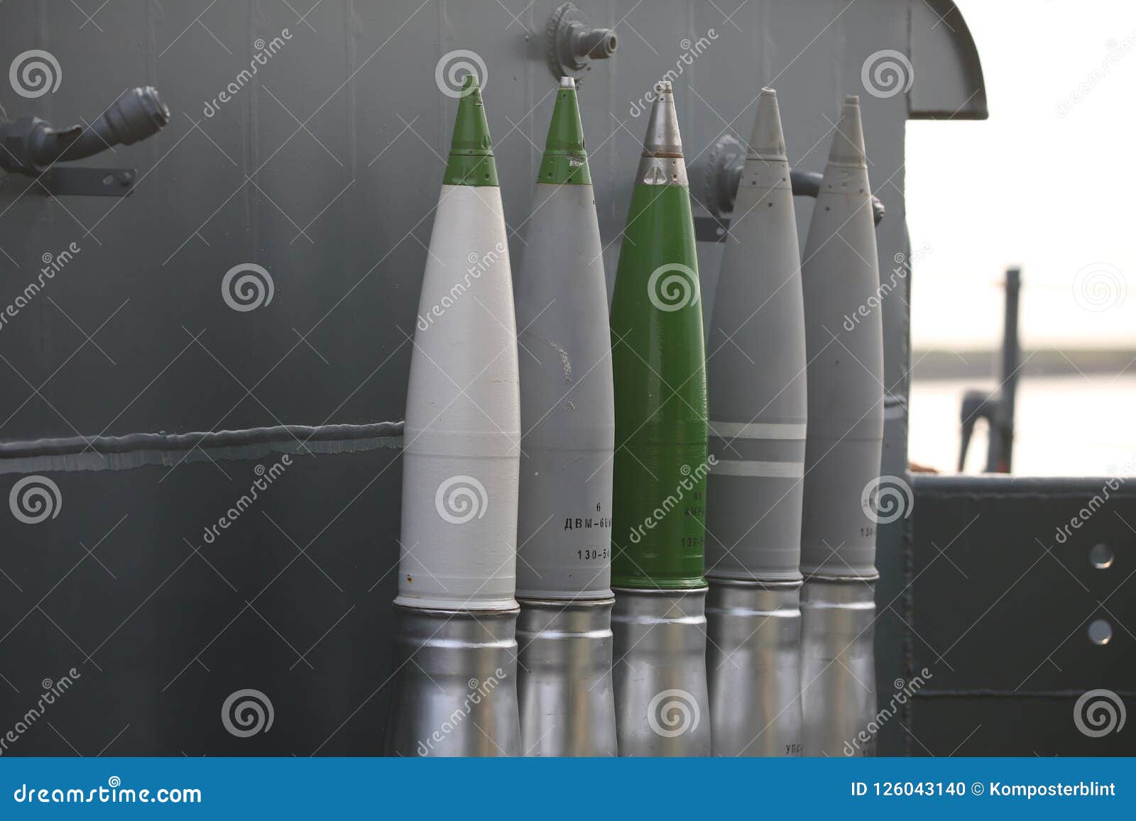 The Automatic Naval Cannon AK-130. Different Types of Cartridges in ...