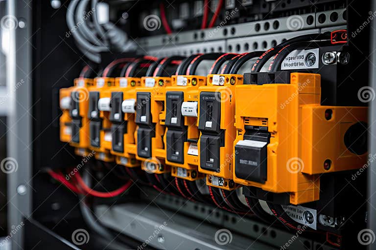 Automatic New Fuse Electrical Connector in Power Lines Located Inside ...