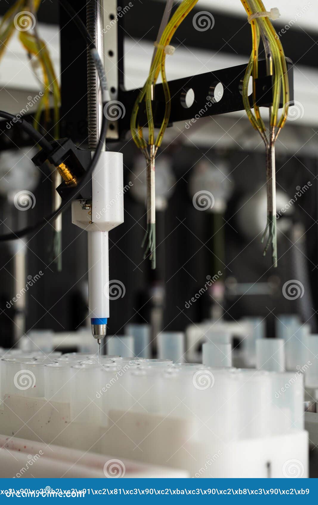 Automatic Operation of the Machine with Tests in the Clinic Stock Image ...