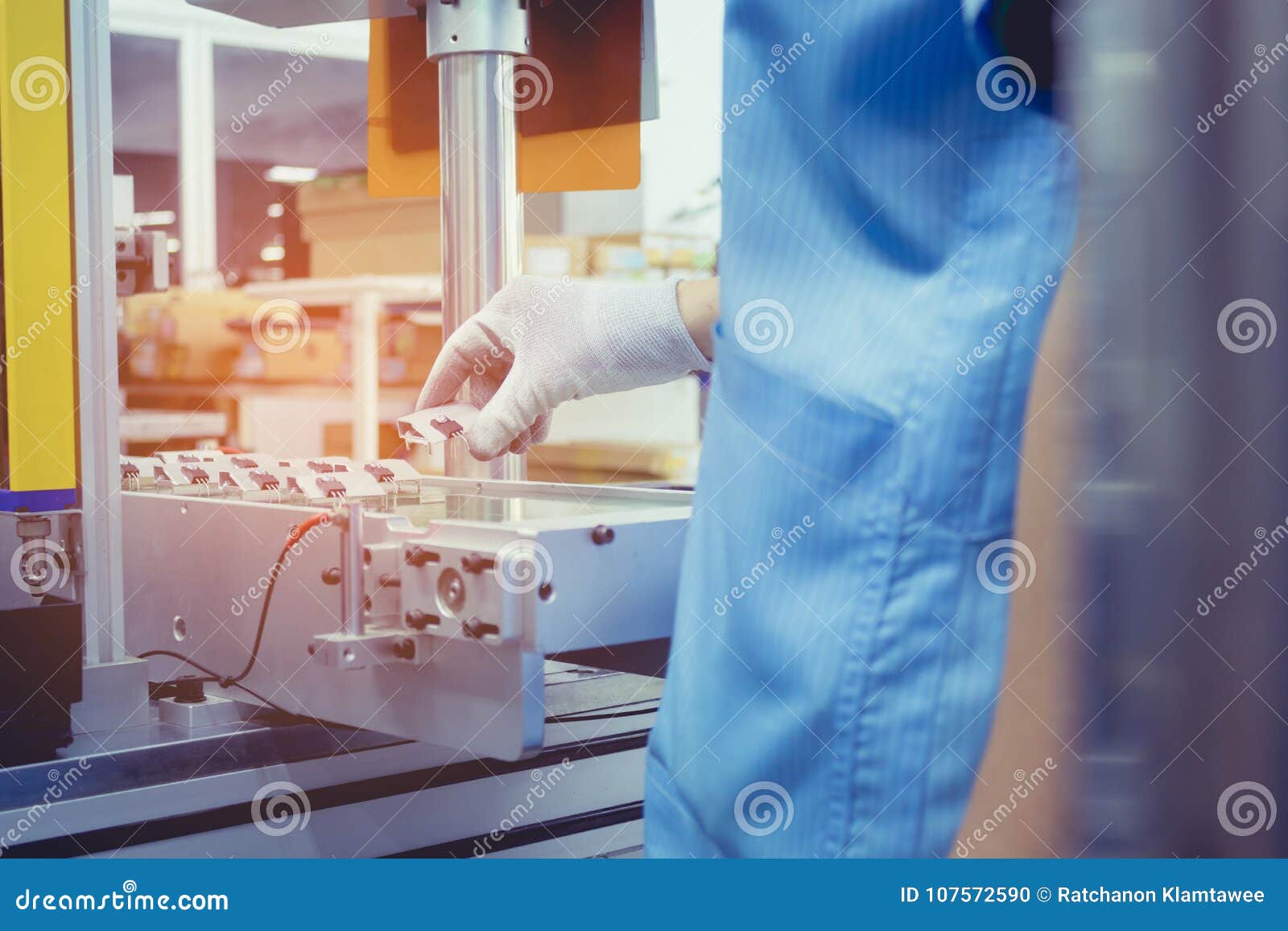 Automatic Part Assembly Machine. Stock Photo - Image of automation ...