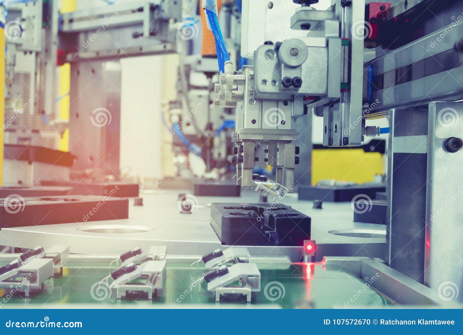 Automatic Part Assembly Machine. Stock Photo - Image of construction ...