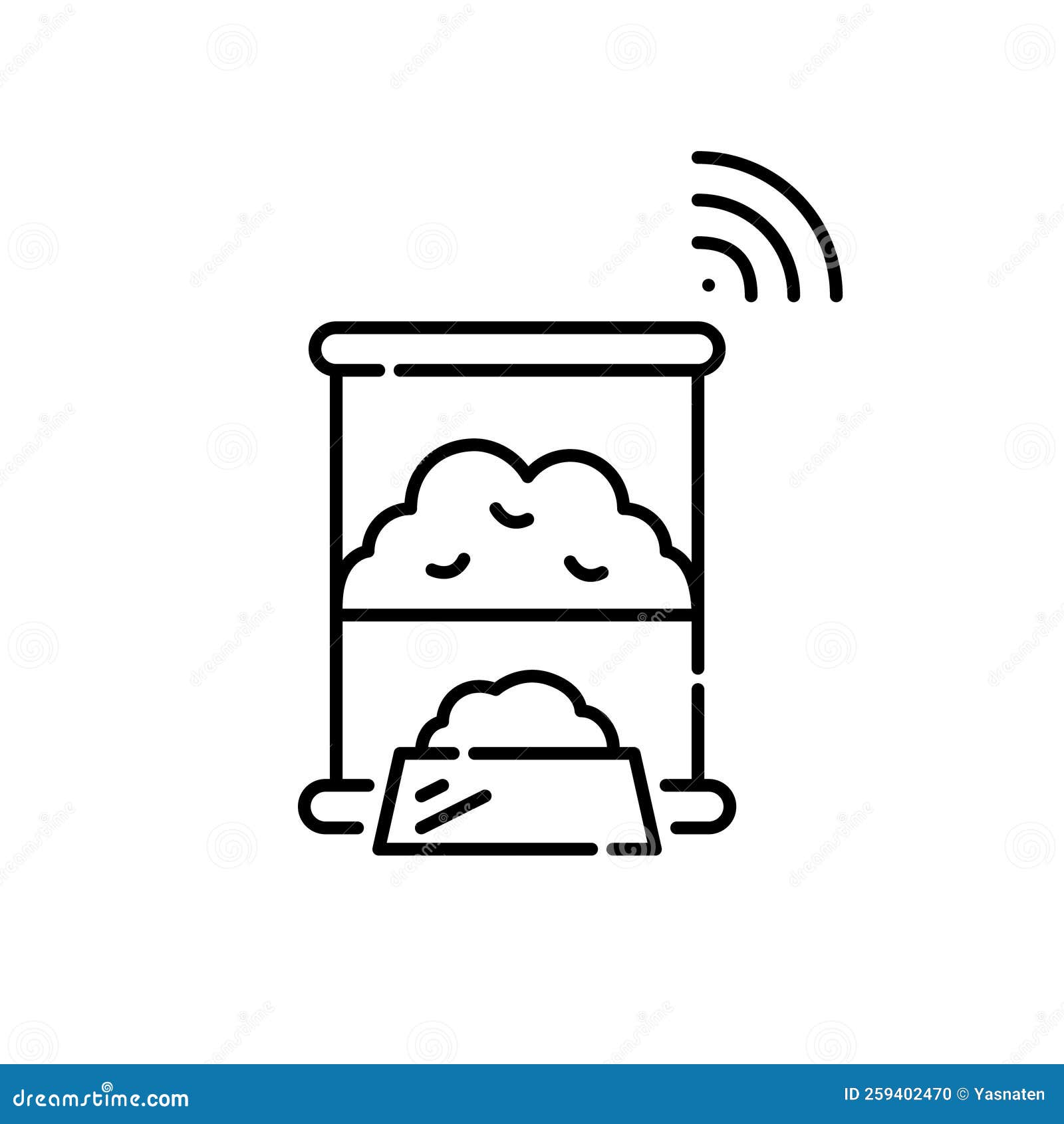 Automatic Pet Feeder with Remote Control and Wifi Output. Pixel Perfect ...