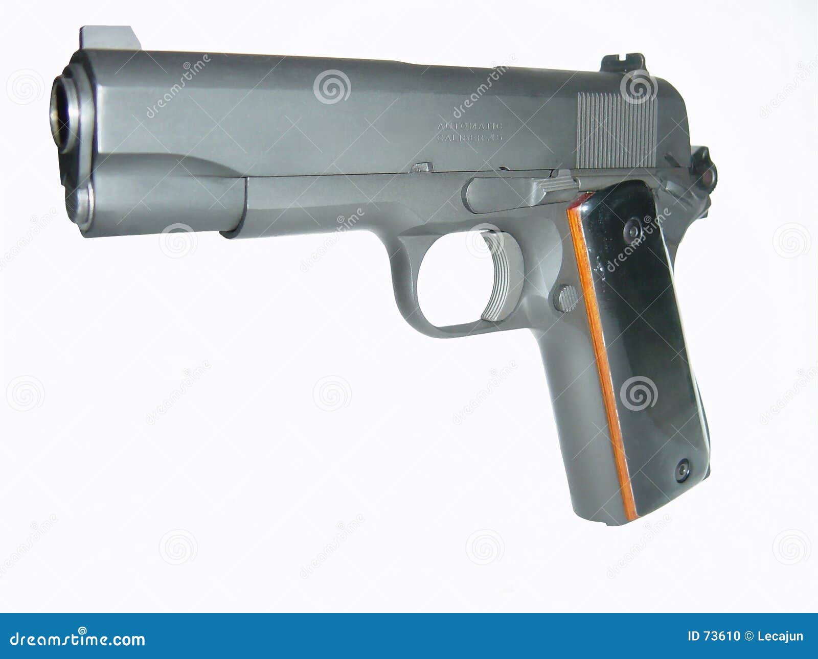 Automatic Pistol4 stock photo. Image of shooting, handguns - 73610