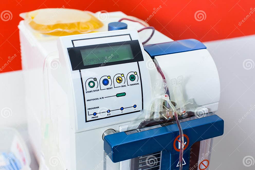 Automatic Plasma Extractor stock photo. Image of cryoprecipitate ...