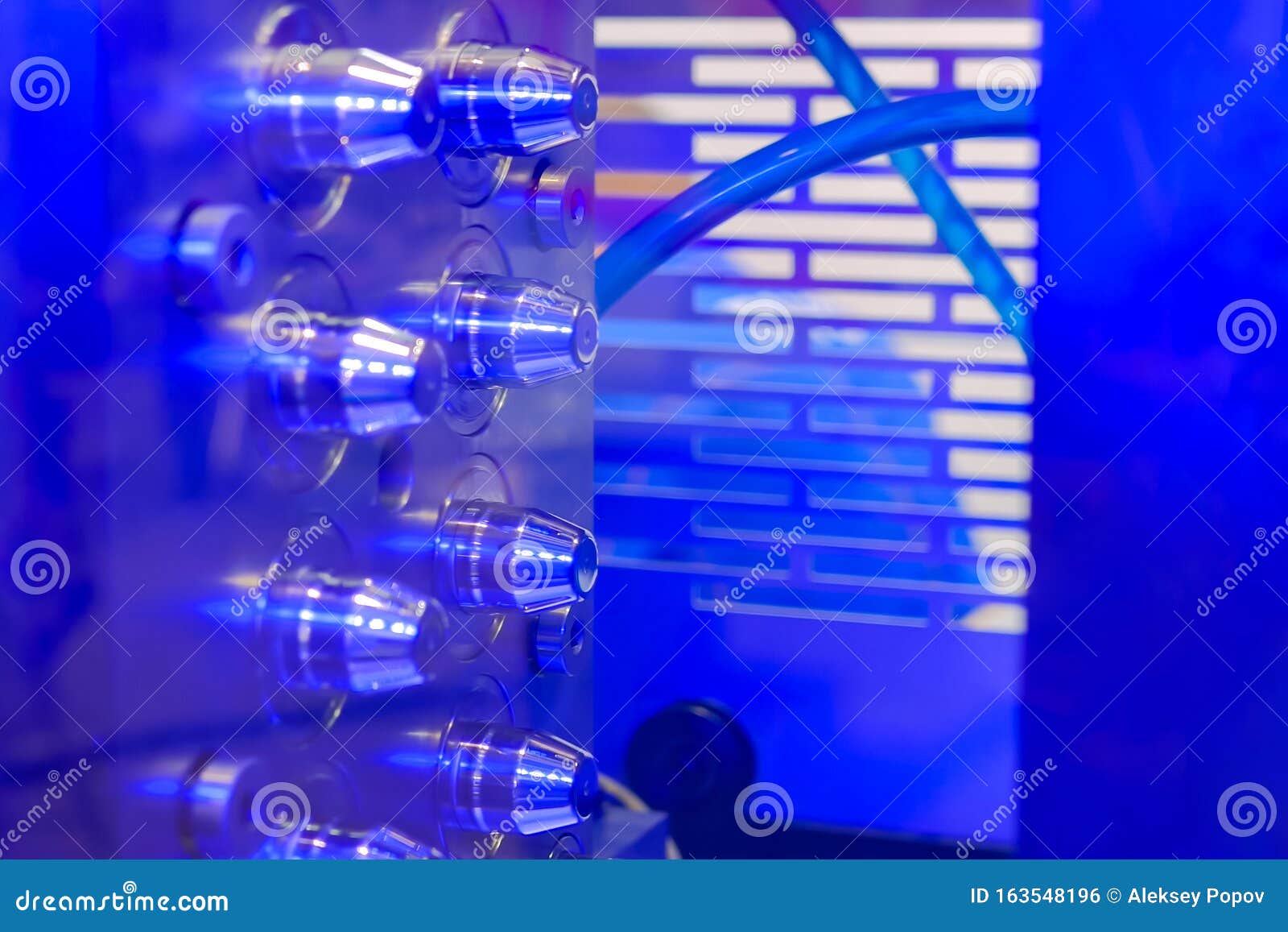 Automatic Plastic Injection Molding Machine - Close Up Stock Photo ...