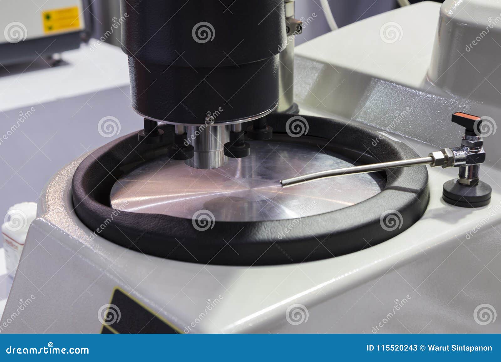 Automatic Polishing Machine Stock Image - Image of test, laboratory ...