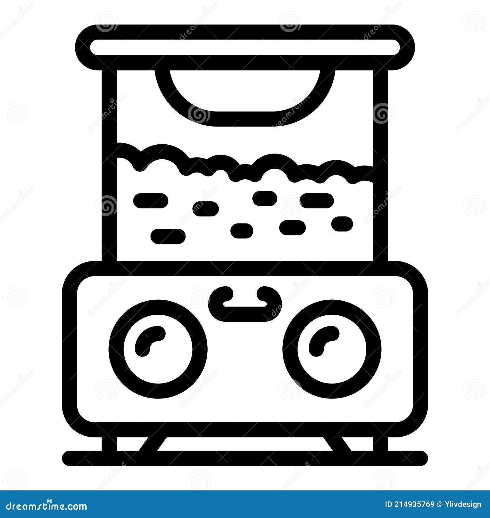 Automatic Popcorn Machine Icon, Outline Style Stock Vector ...