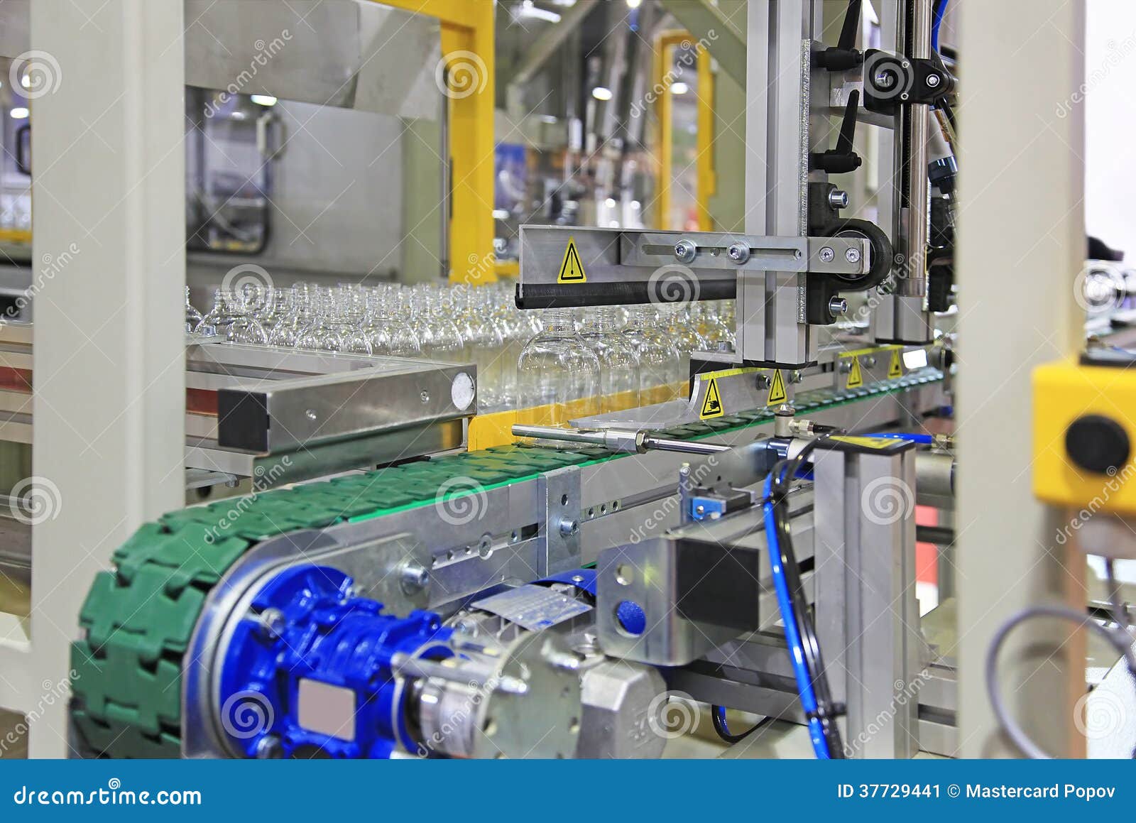 Automatic production line stock image. Image of moving - 37729441