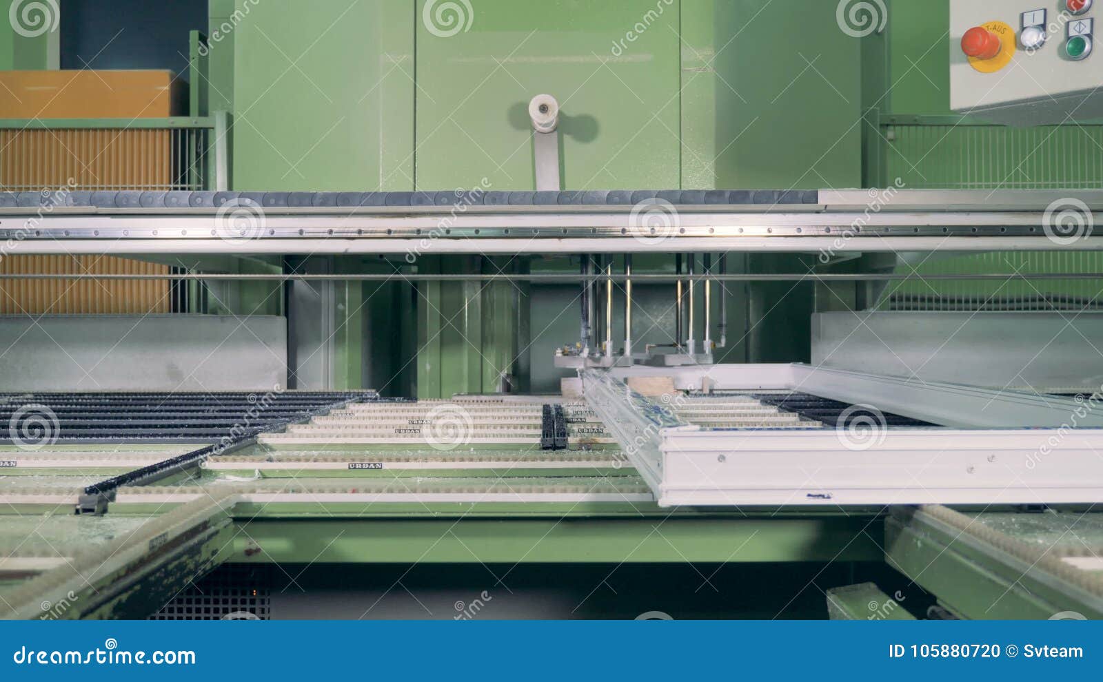 Automatic Production Line Processing PVC Plastic Windows and Doors ...