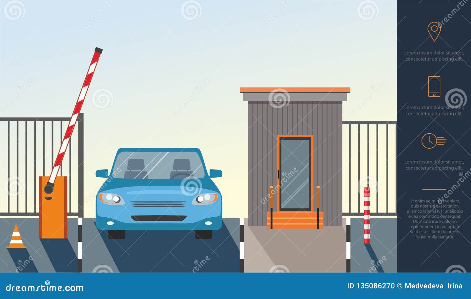 Automatic Rising Up Barrier, Automatic System Gate for Security and ...