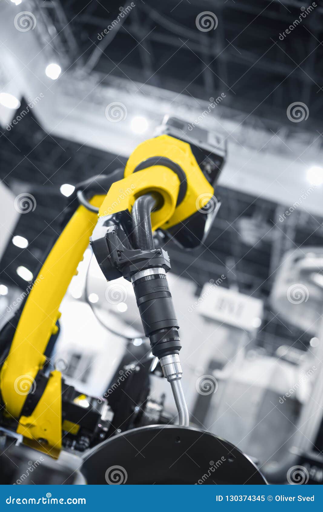 Automatic Robot Arm Working in Industrial Environment Stock Image ... Automatic Robot Arm Working in Industrial Environment Stock Image ...