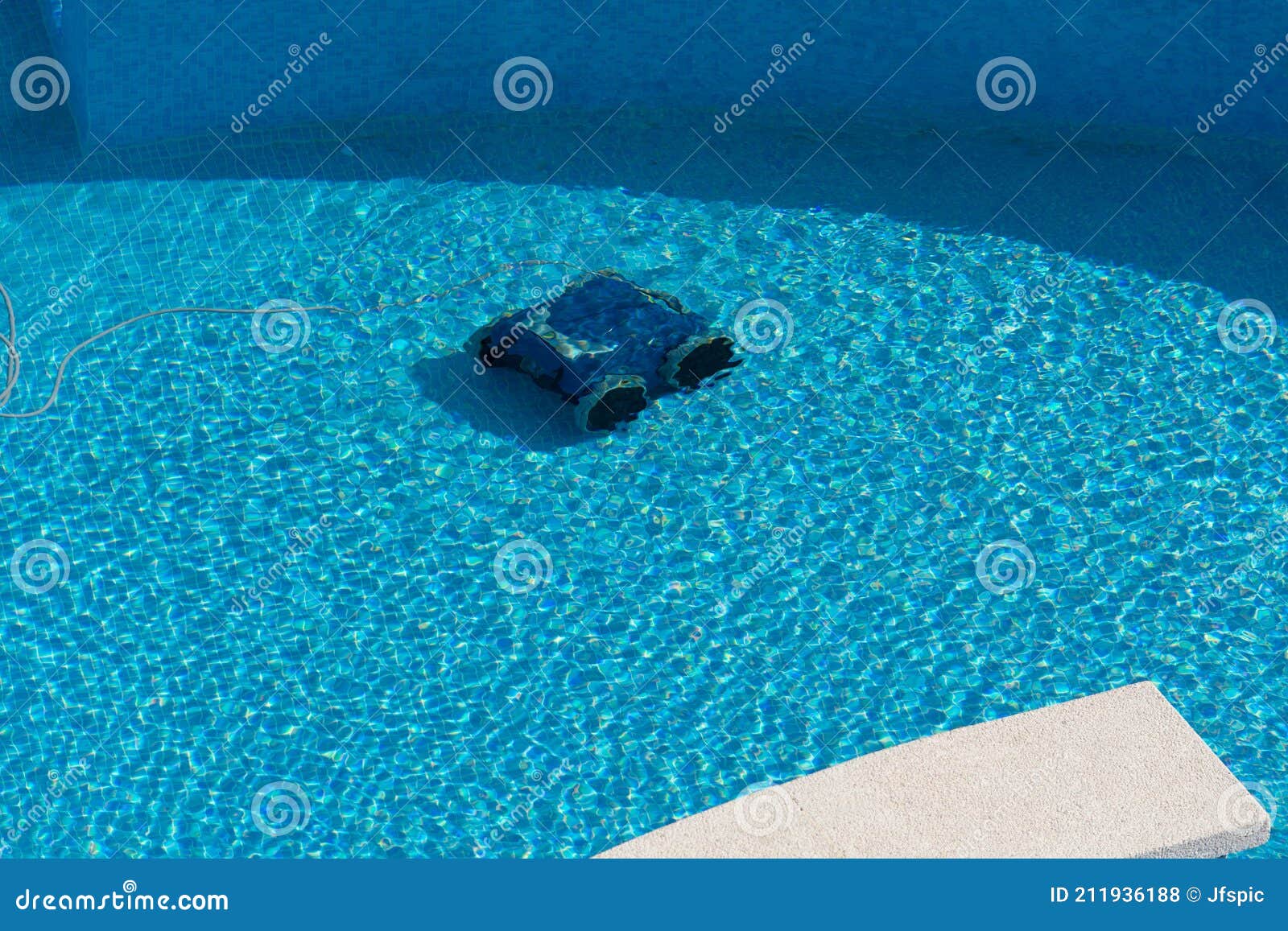 New robot for the pool stock photo. Image of floating - 211936188