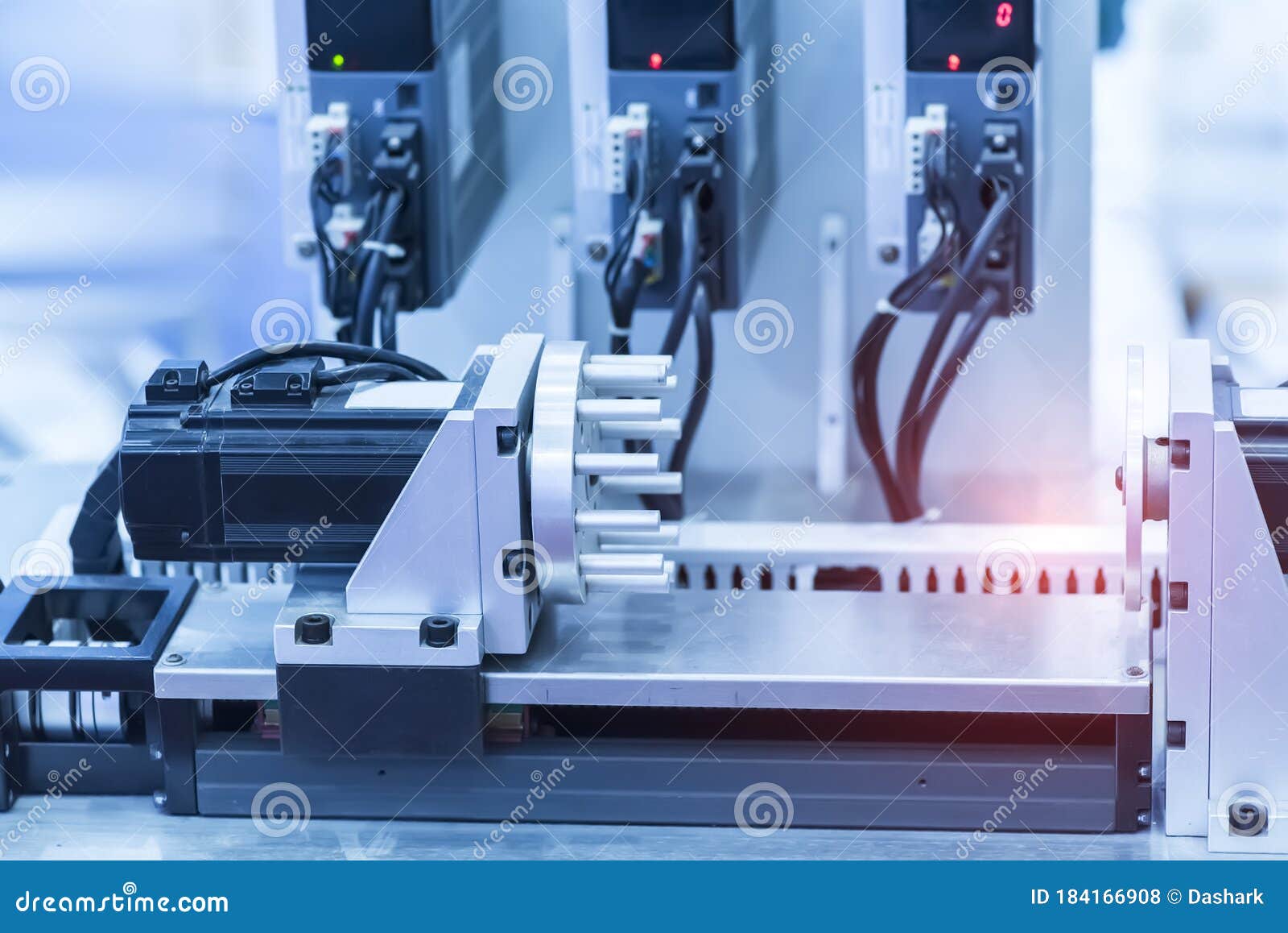 Automatic Robot in a Smart Factory Stock Photo - Image of automated ...
