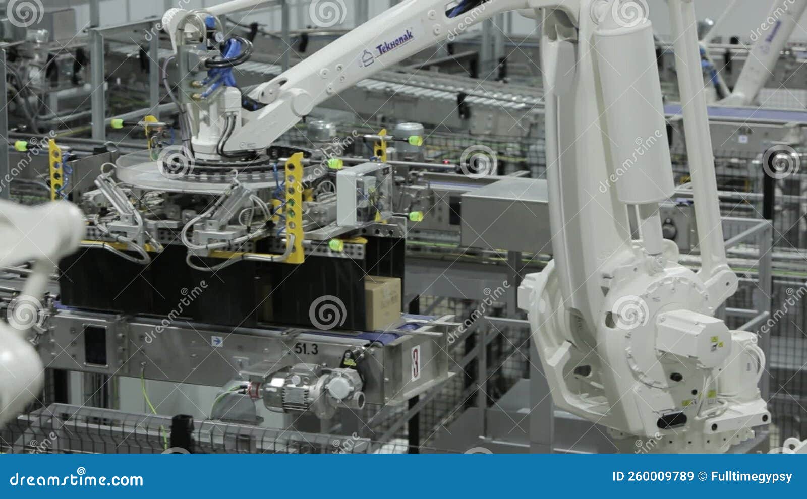 Automatic Robot Sorting Carton Boxes Stock Video - Video of industry ...