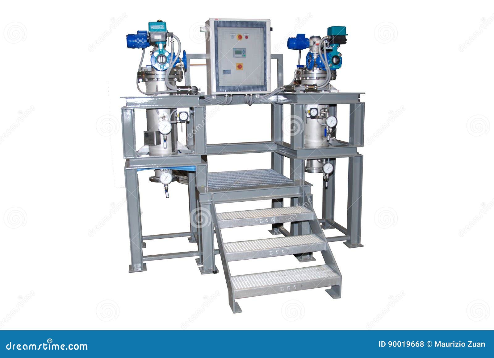 Automatic Self Cleaning Filters Stock Photo - Image of cabinet, water ...