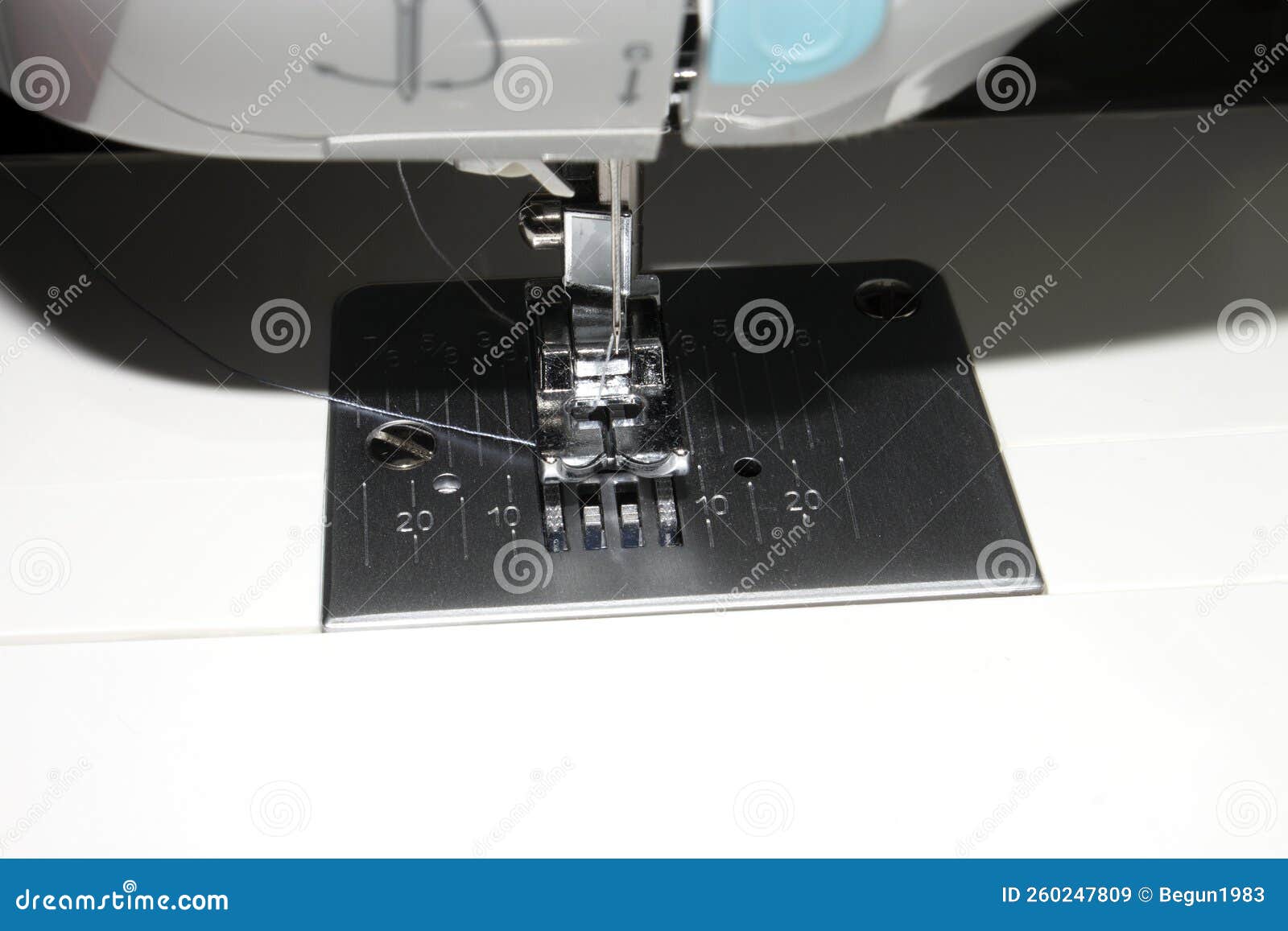 Automatic Sewing Machine.Sewing Machine Background.Photo of a Compact ...