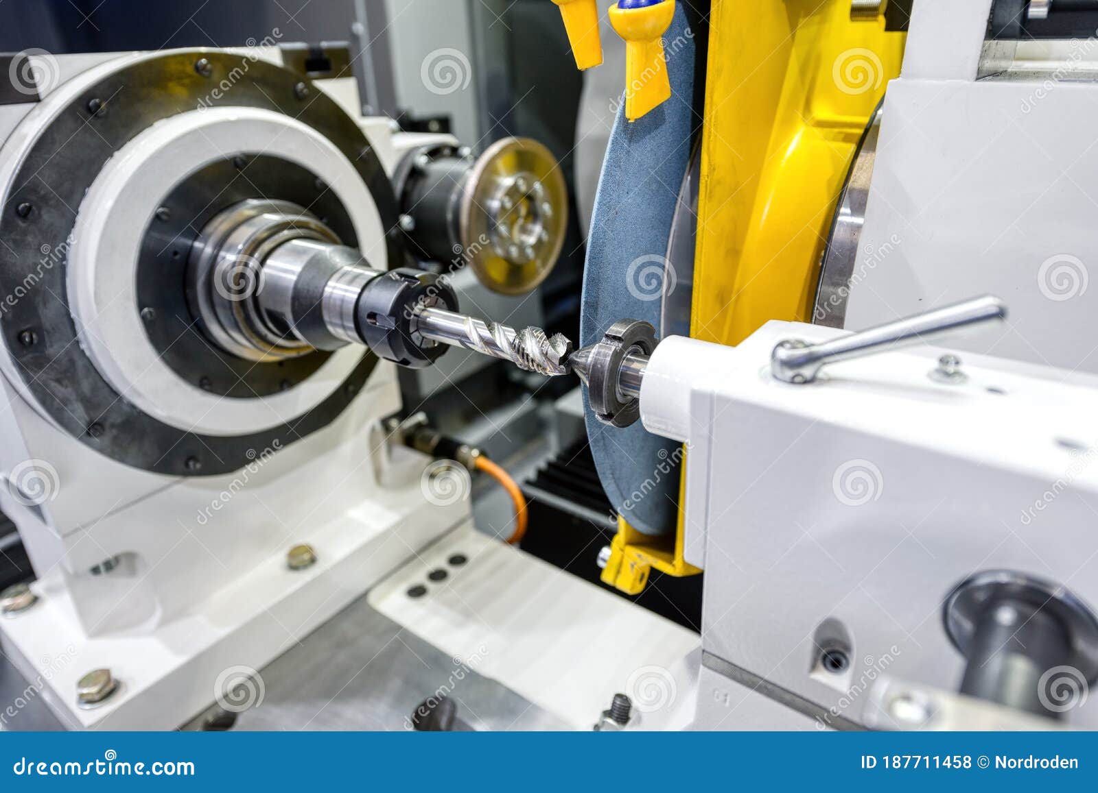 Automatic Sharpening Machine. Stock Photo - Image of cylindrical ...