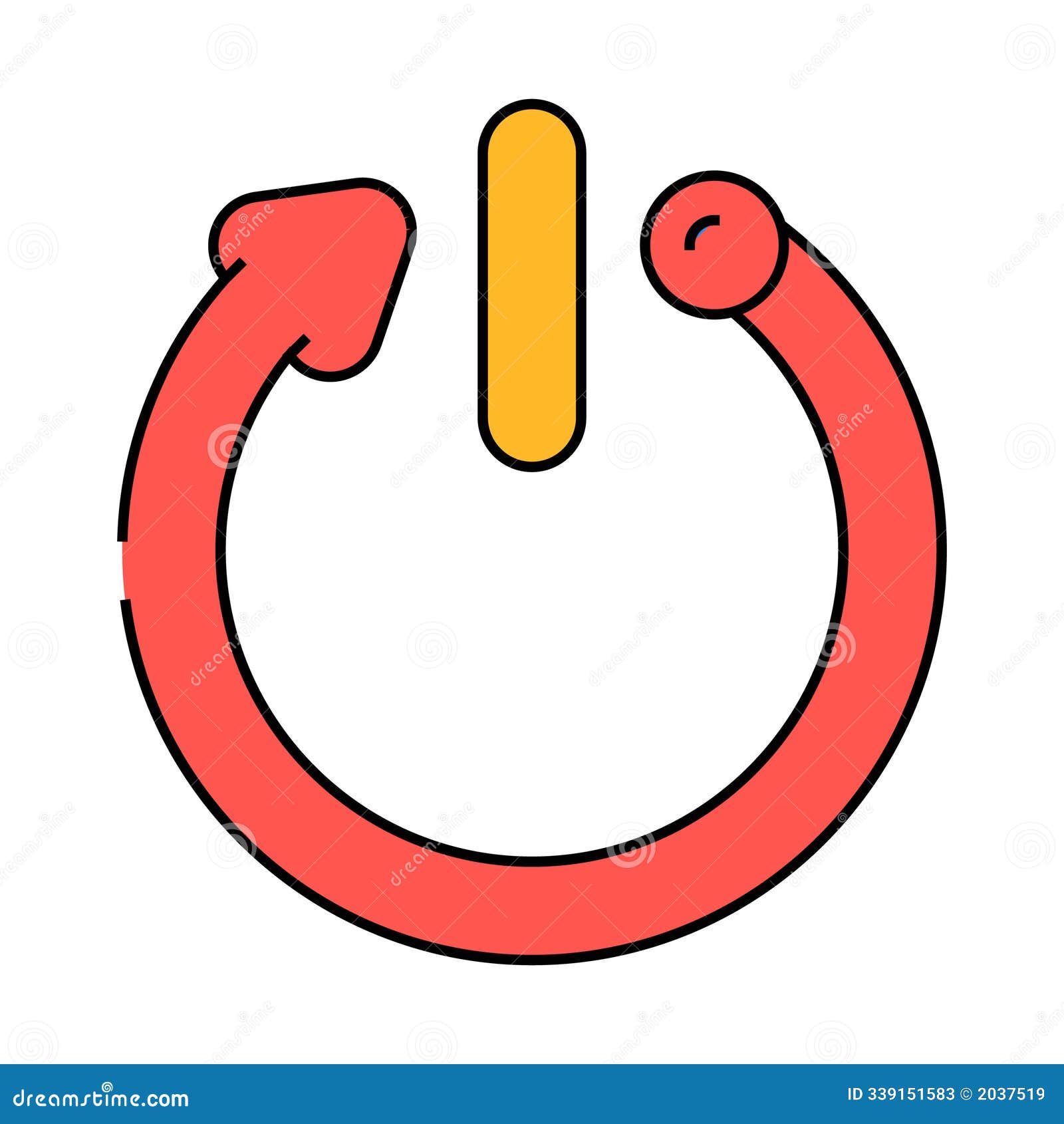 Shut Down Icons Vector Illustration | CartoonDealer.com #46682466