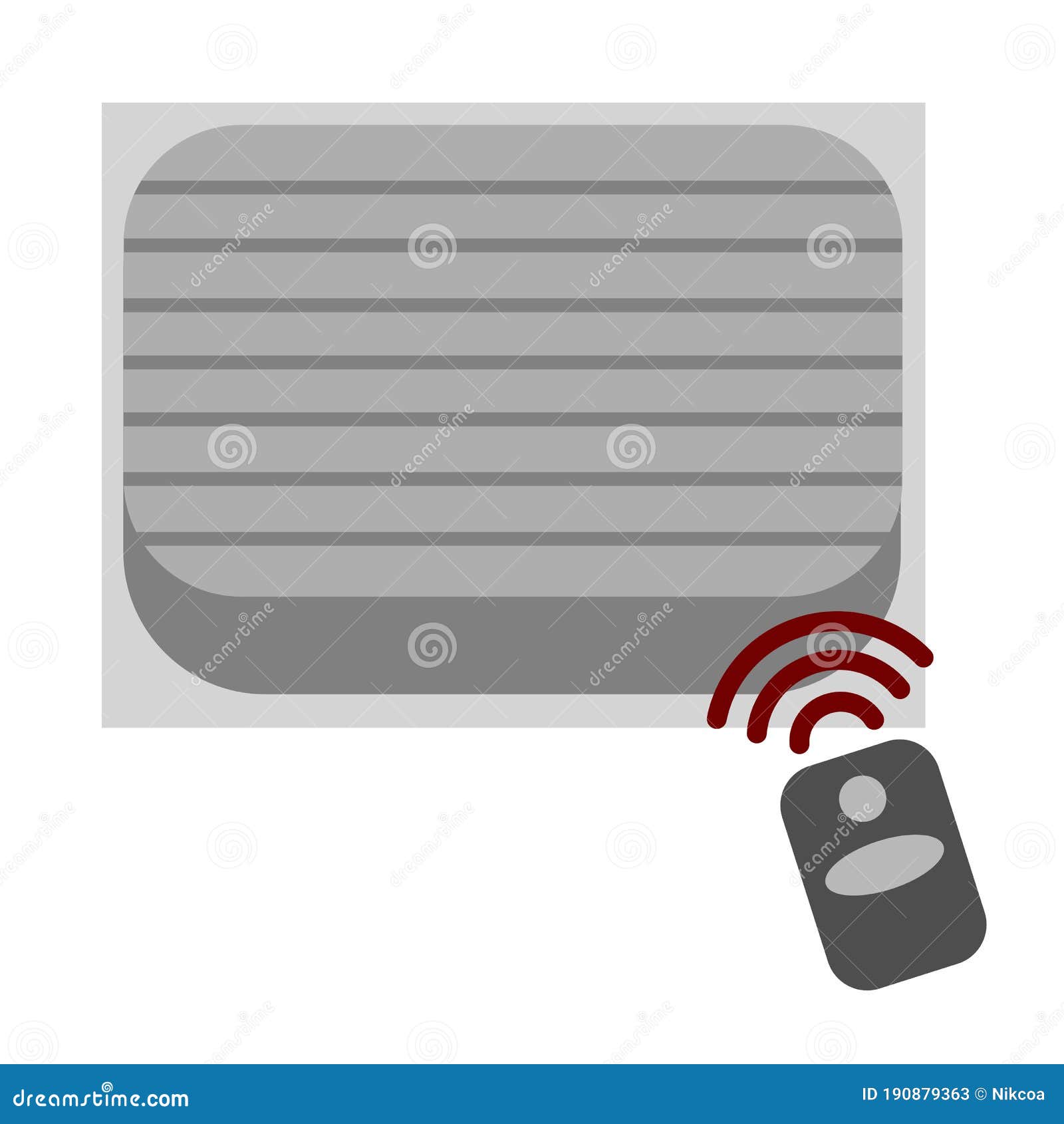 Automatic Shutter Roller Steel Garage With Remote Control Sensor Icon ...